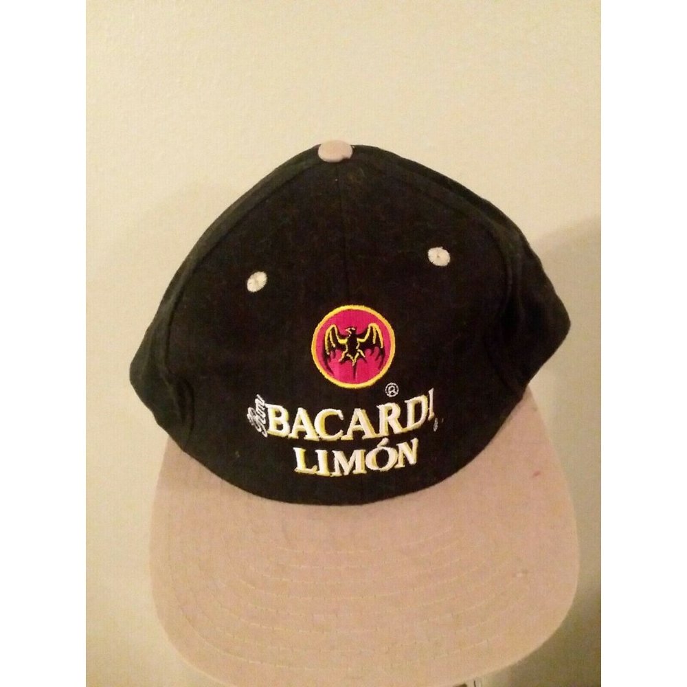 Vintage Bacardi Limon Black Cap Logo The Revolutionar… - Gem